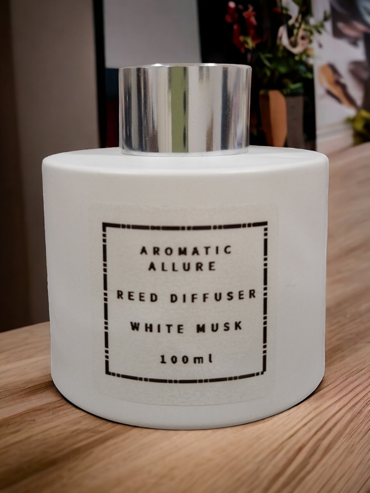 White musk – Reed diffuser – Aromatic Allure